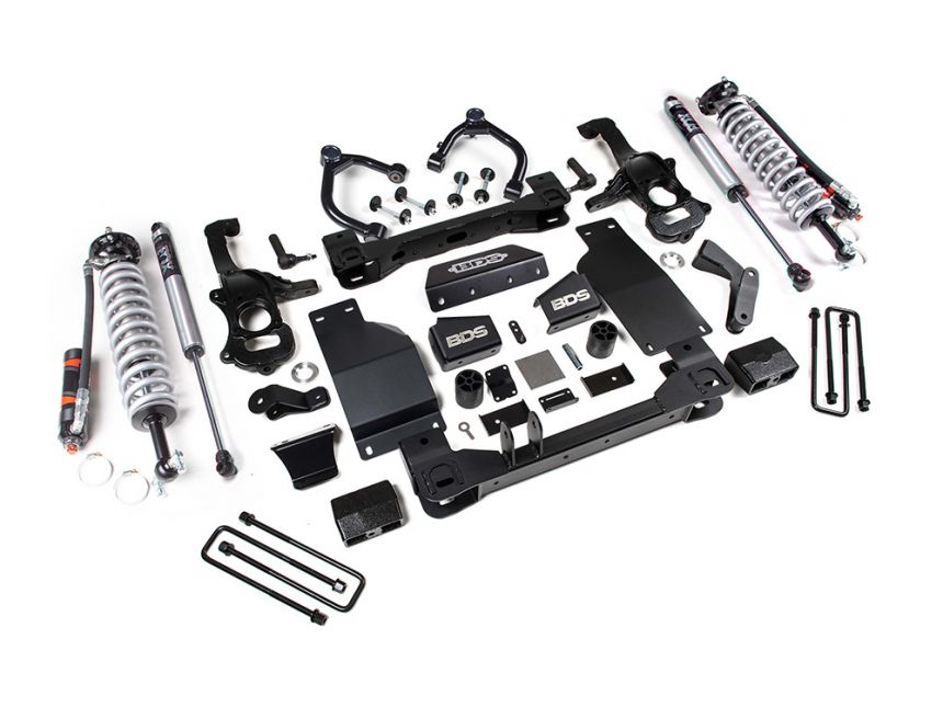 BDS Suspension 1800FPE / 1802FPE 4" 2019-2023 GMC Sierra 1500 4WD Fox ...