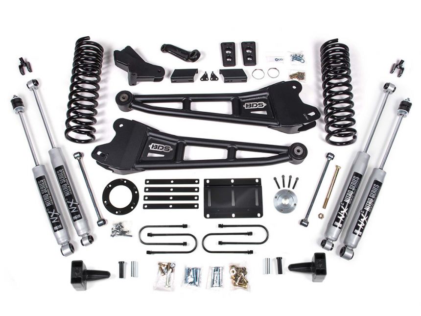 BDS Suspension 2104H / 2104FS 6" 2014-2018 Dodge Ram 3500 4WD Radius ...