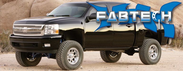 Fabtech K1029DL 6" 2007-2013 GMC Sierra 1500 2WD Performance Lift Kit w ...