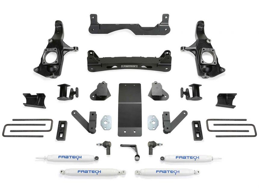 Fabtech K1121 4" 2011-2019 GMC Sierra 2500HD 2WD 4WD Performance Lift Kit | Jack-It