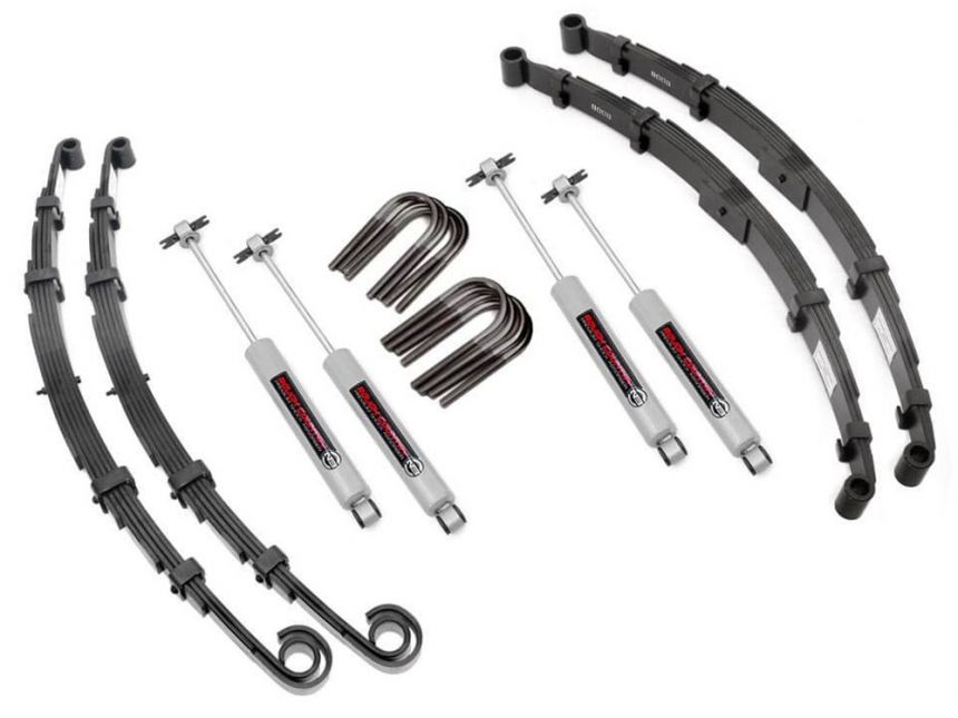 Rough Country 61030 2.5" 1955-1968 Jeep CJ5 / CJ7 4WD Lift Kit | Jack-It