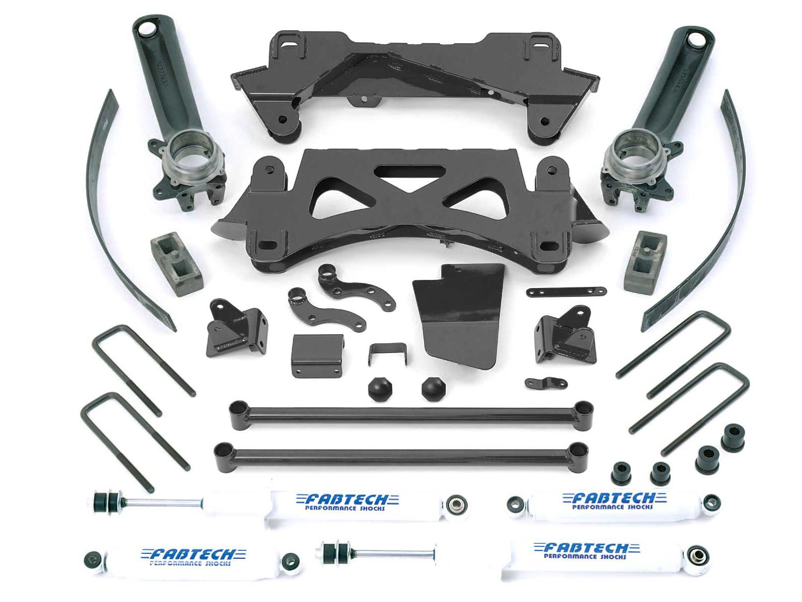 Fabtech K7002 Toyota Tacoma 4wd 6" Lift Kit 1995 thru 2004 | Jack-It