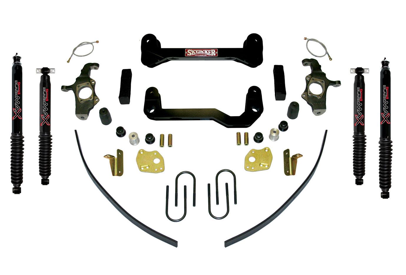 Skyjacker CC429K 4" 2004-2012 Chevy Colorado 2WD Lift Kit w/ Rear Add-A ...