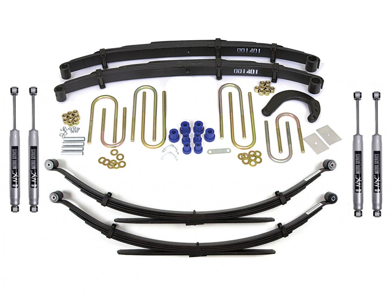 BDS Suspension 137H 4" 1988-1991 Chevy Suburban 1/2 ton 4WD Suspension ...