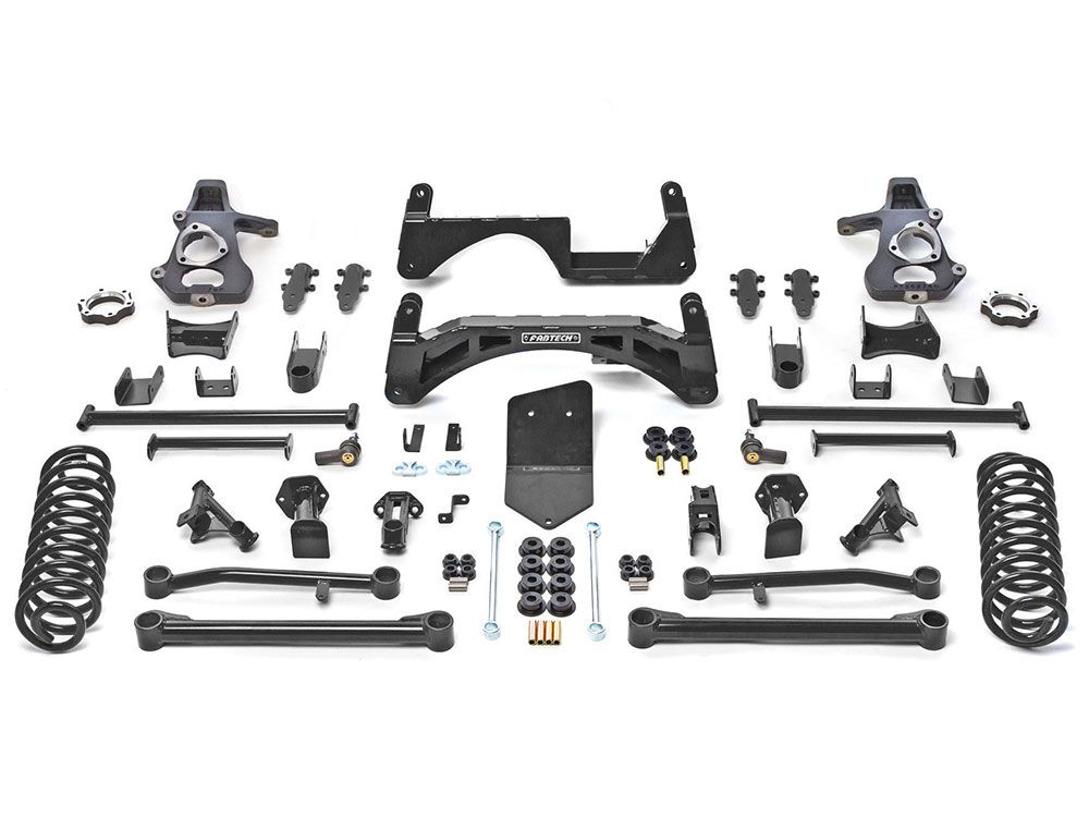 Fabtech K1018 6" 2007-2014 Chevy Suburban 1500 4WD w/ AutoRide Lift Kit ...