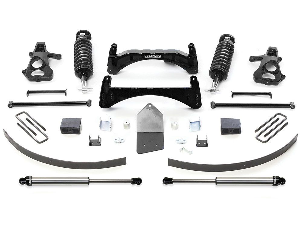Fabtech K1029DL 6" 2007-2013 GMC Sierra 1500 2WD Performance Lift Kit w ...