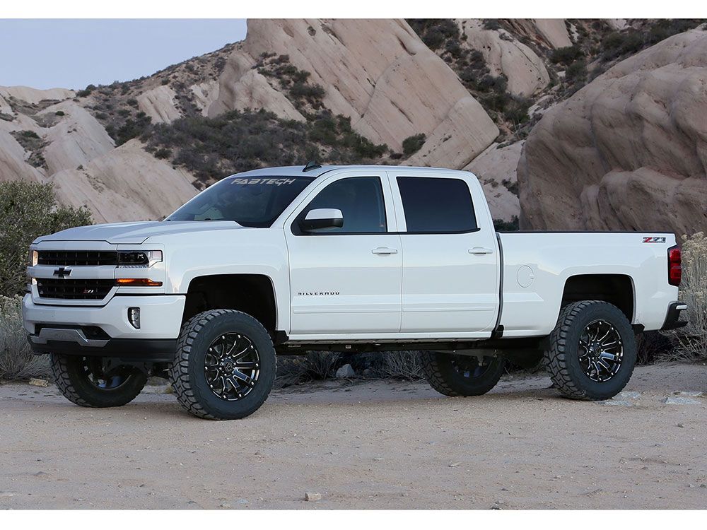 Fabtech K1067DL Performance GMC Sierra 1500 4wd Lift Kit w/ CoilOvers ...