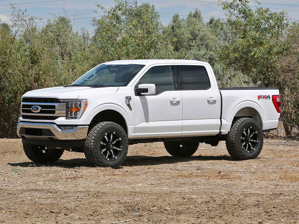 Fabtech K2387DL K2388DL 4" 2021-2022 Ford F150 SuperCrew 4WD Lift Kit ...