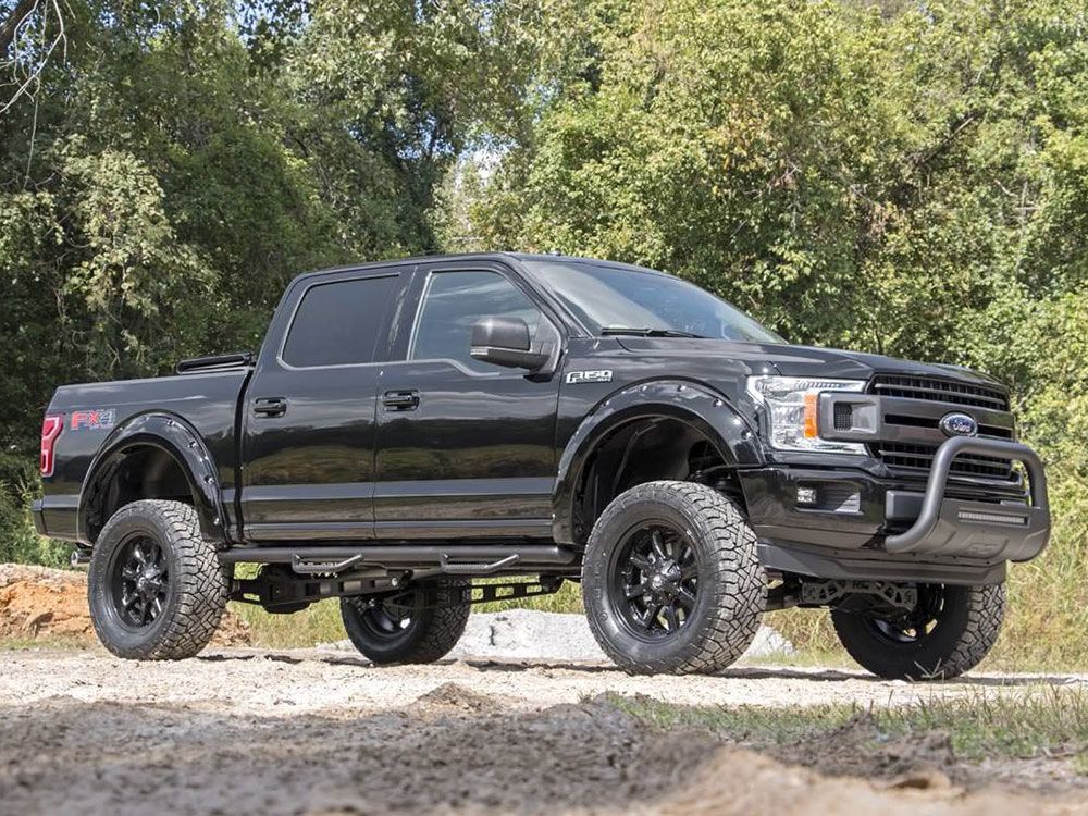 Rough Country 1070A F150 2015-2020 Ford 4WD - Rear Traction Bars | Jack-It