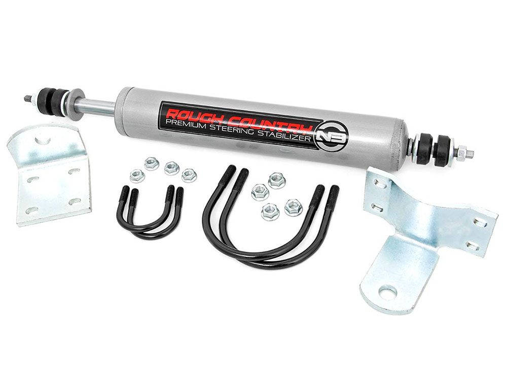 Rough Country 8737530 F350 1986-1997 Ford 4WD Steering Stabilizer Kit ...