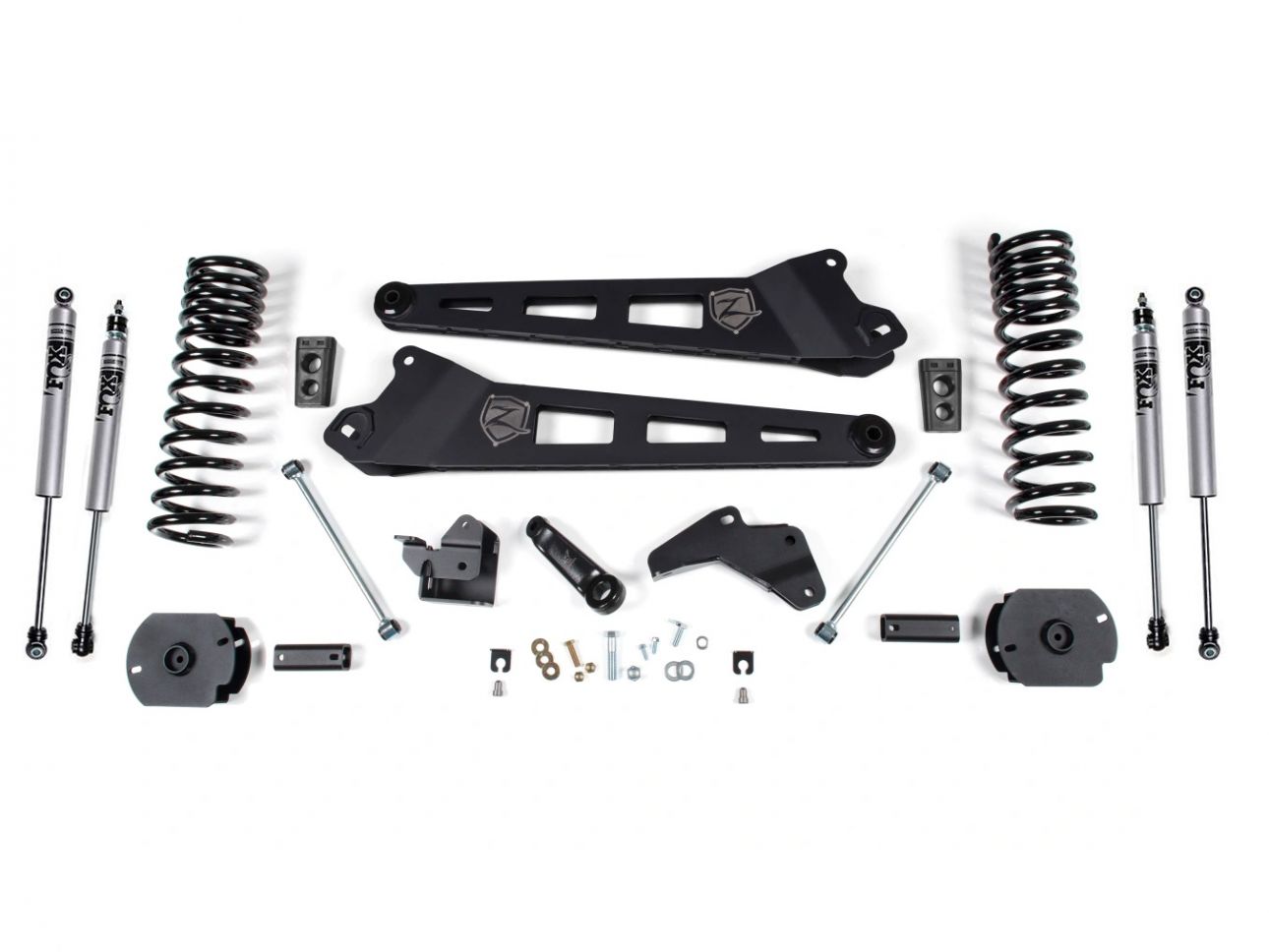 Zone D63 4" 2014-2018 Dodge Ram 2500 Gas 4WD Radius Arm Lift Kit | Jack-It