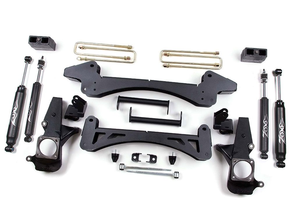 Zone C5N 6" 2001-2010 Chevy Silverado 2500HD 2WD Lift Kit | Jack-It