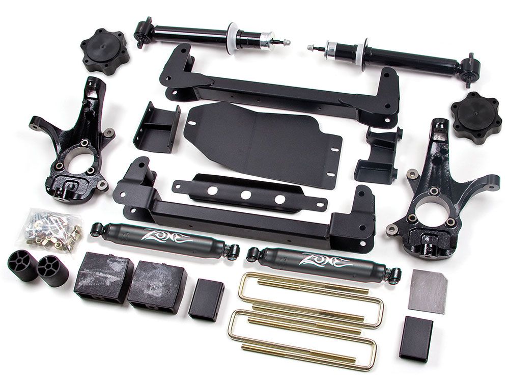 Zone C8N 4.5" 2007-2013 Chevy Silverado 1500 4WD IFS Lift Kit | Jack-It