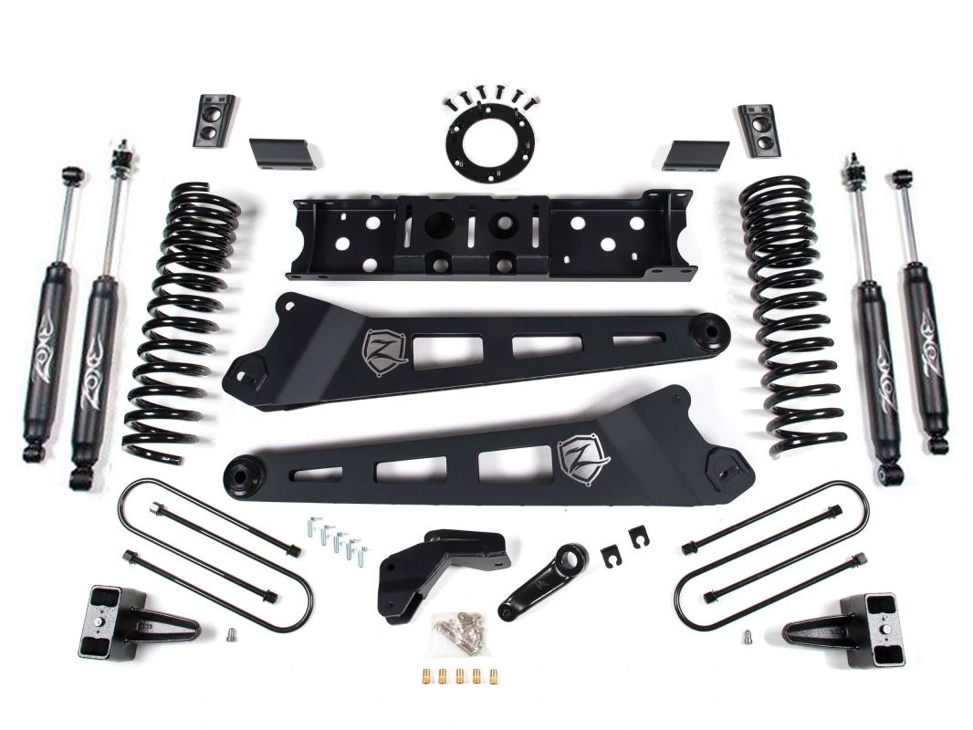 Zone D84 4.5" 2019-2022 Dodge Ram 3500 Diesel 4WD Radius Arm Lift Kit ...